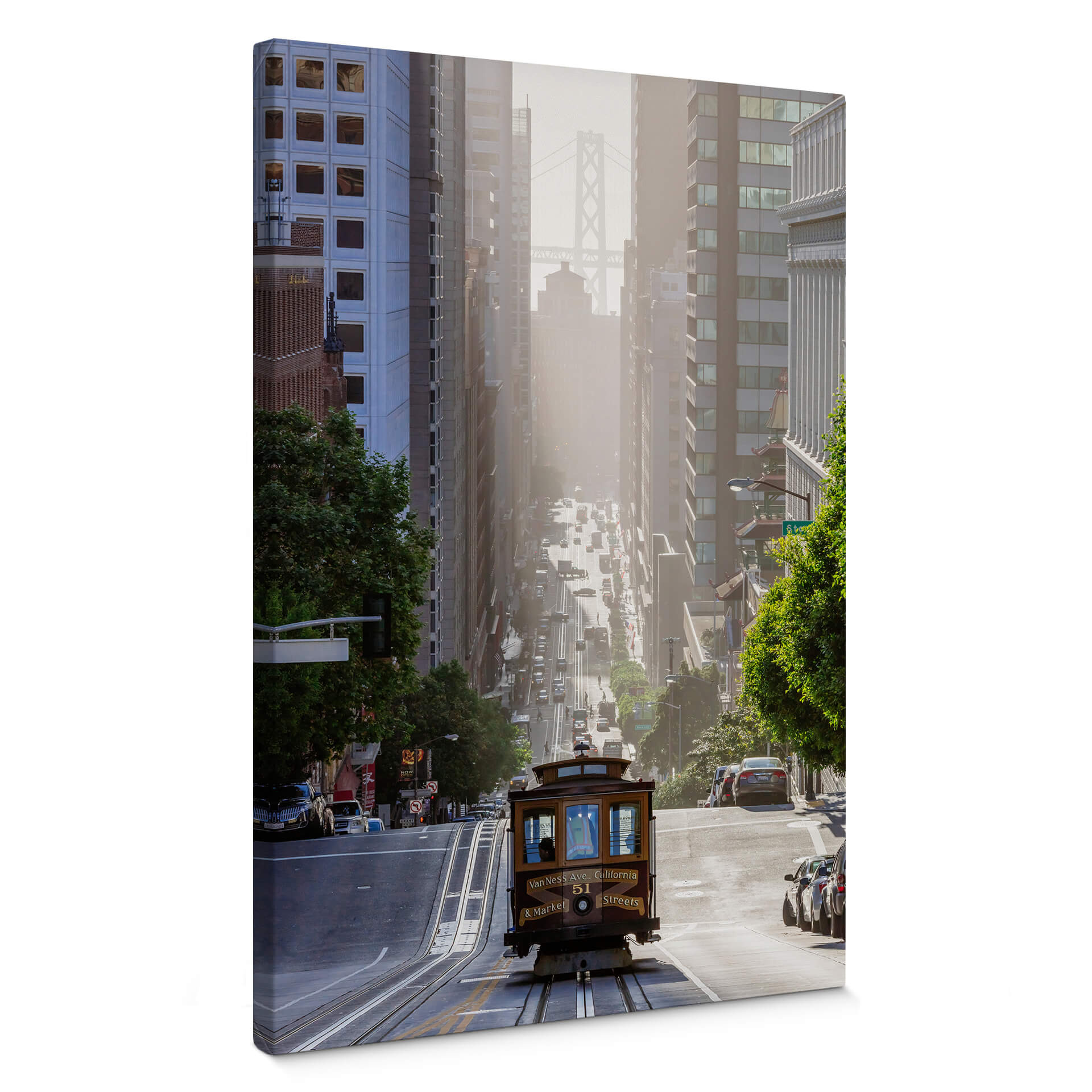 Leinwandbild Colombo - Cable Car in San Francisco | wall-art.de
