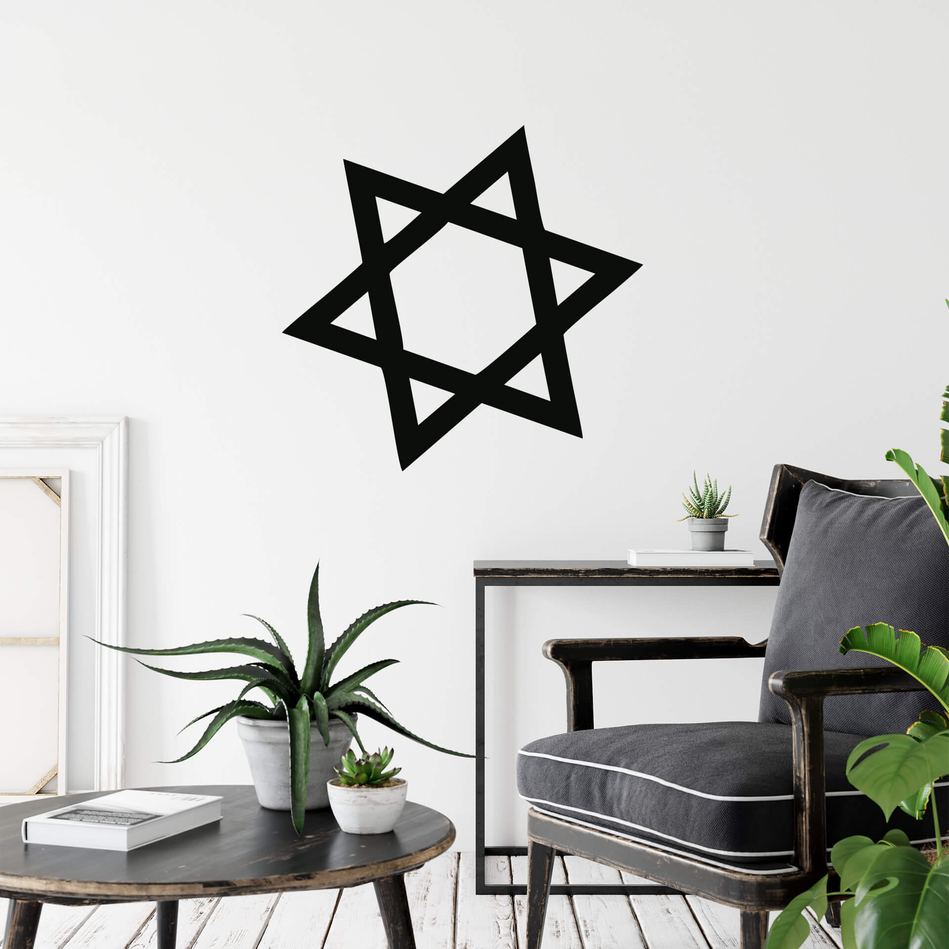 Wallsticker - Davids Stjerne | wall-art.dk