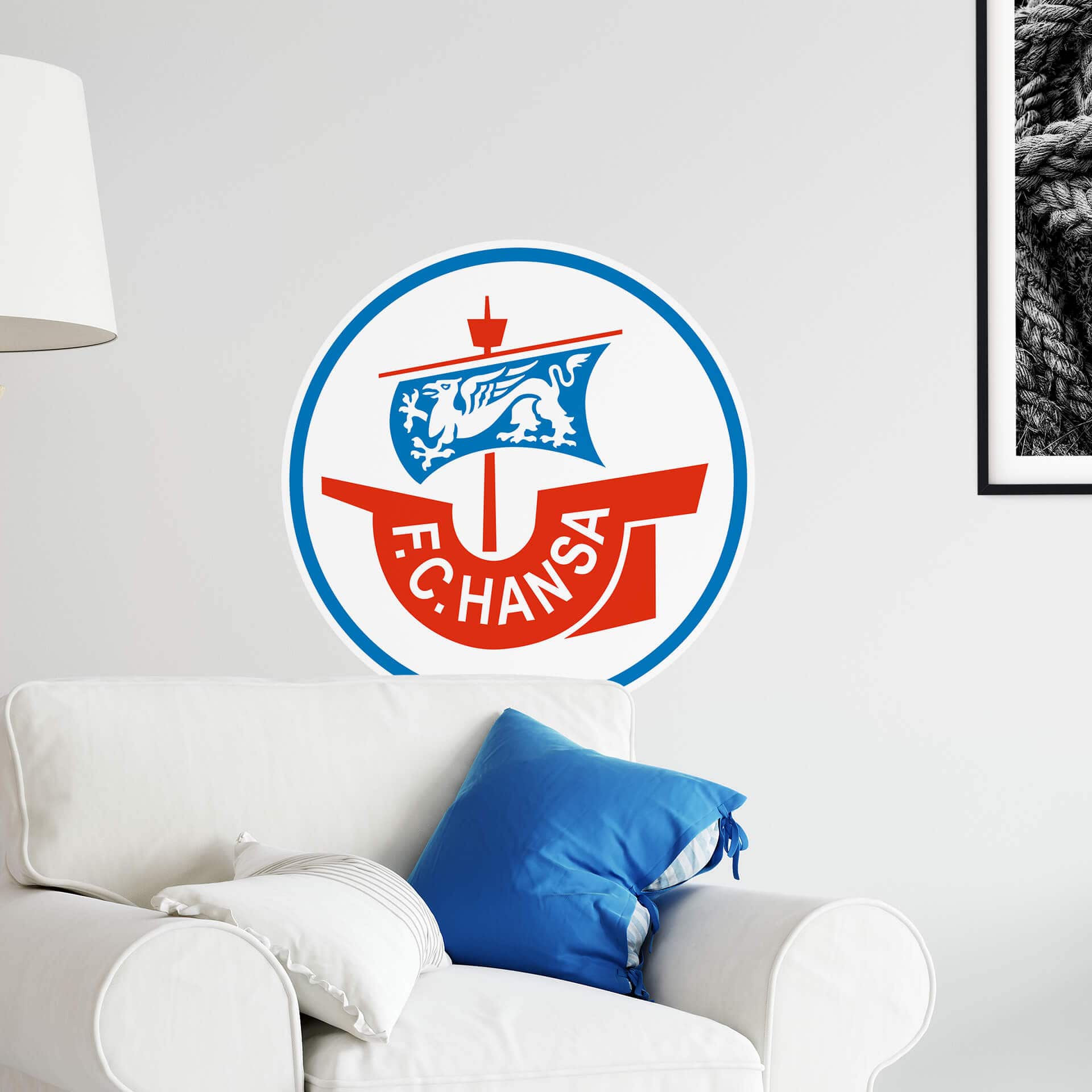Wandtattoos FC Hansa Rostock Logo - originale Fan-Tattoos für Hansa ...