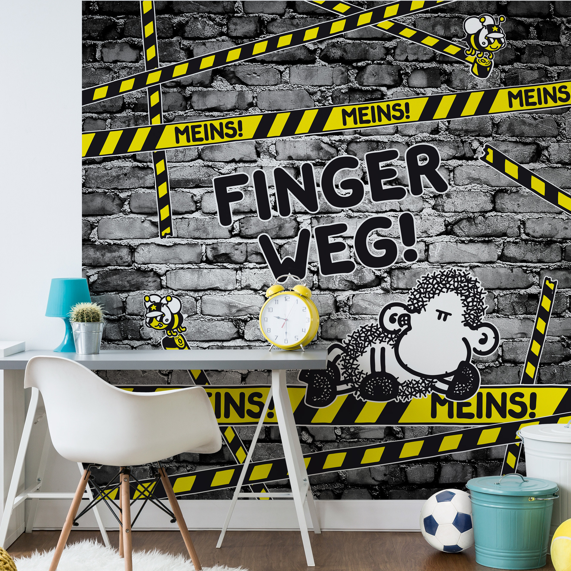 Fototapete sheepworld Finger weg! Meins! | wall-art.de