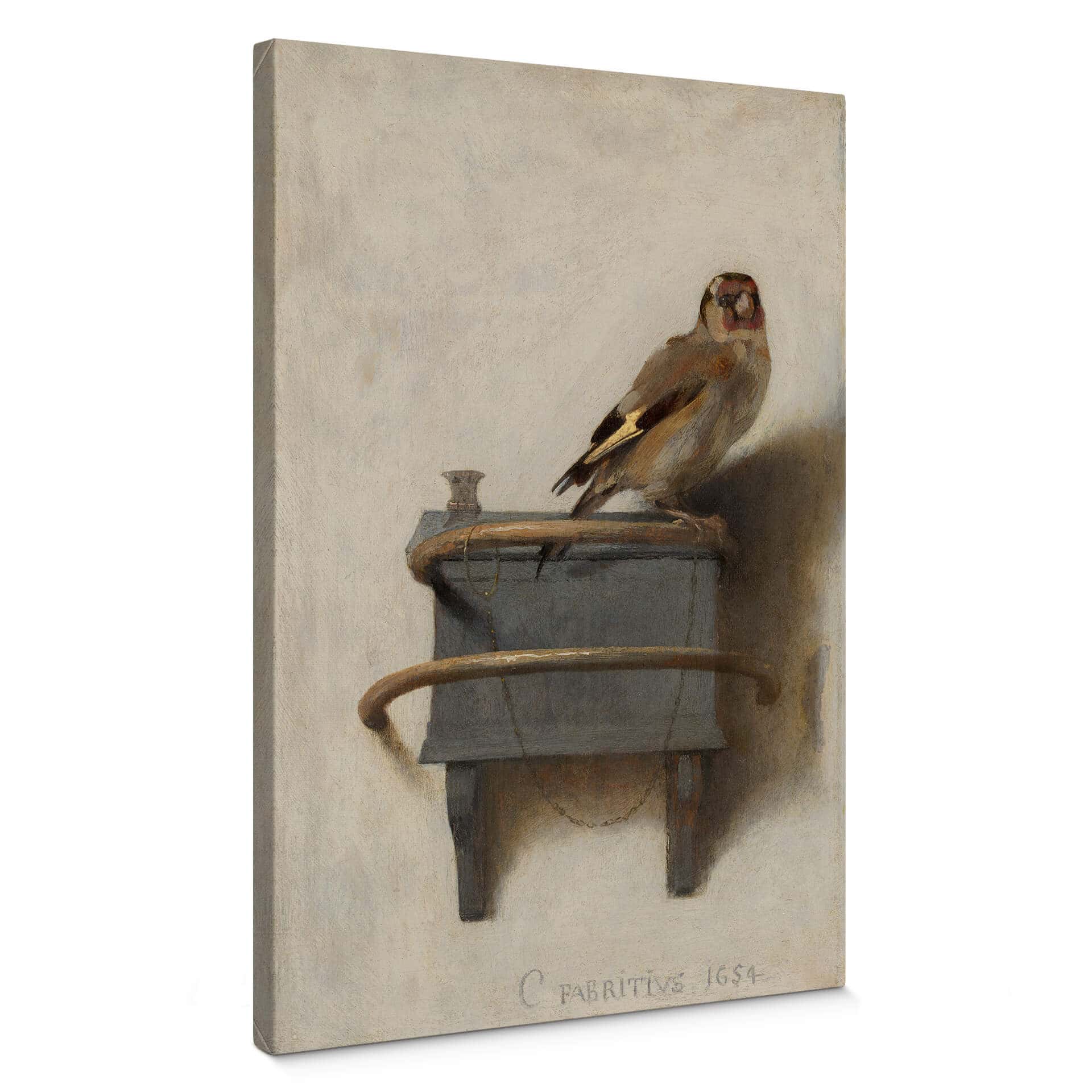 Leinwandbild Fabritius - Der Distelfink | wall-art.de