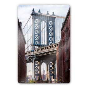 Poster Colombo - Brooklyn Bridge | wall-art.de