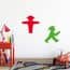 Wandtattoo Ampelmann Set - das kultige Ampelmännchen aus Berlin | wall ...