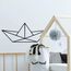 Wandtattoo Papierboot | wall-art.de