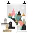 Poster Fredriksson - Bonte Bergen | wall-art.nl